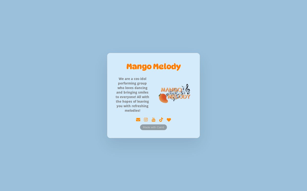 Mango Melody is Live!